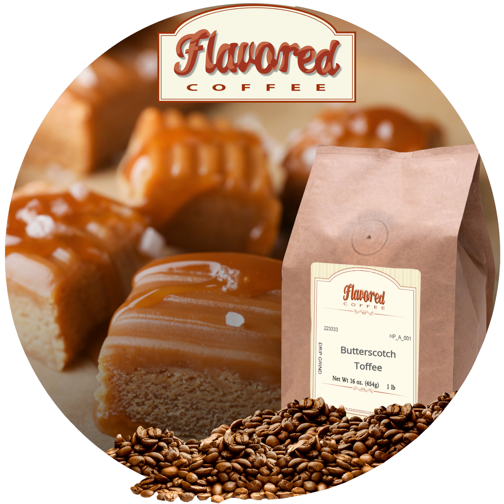 Butterscotch Toffee Cream – Flavored Coffee