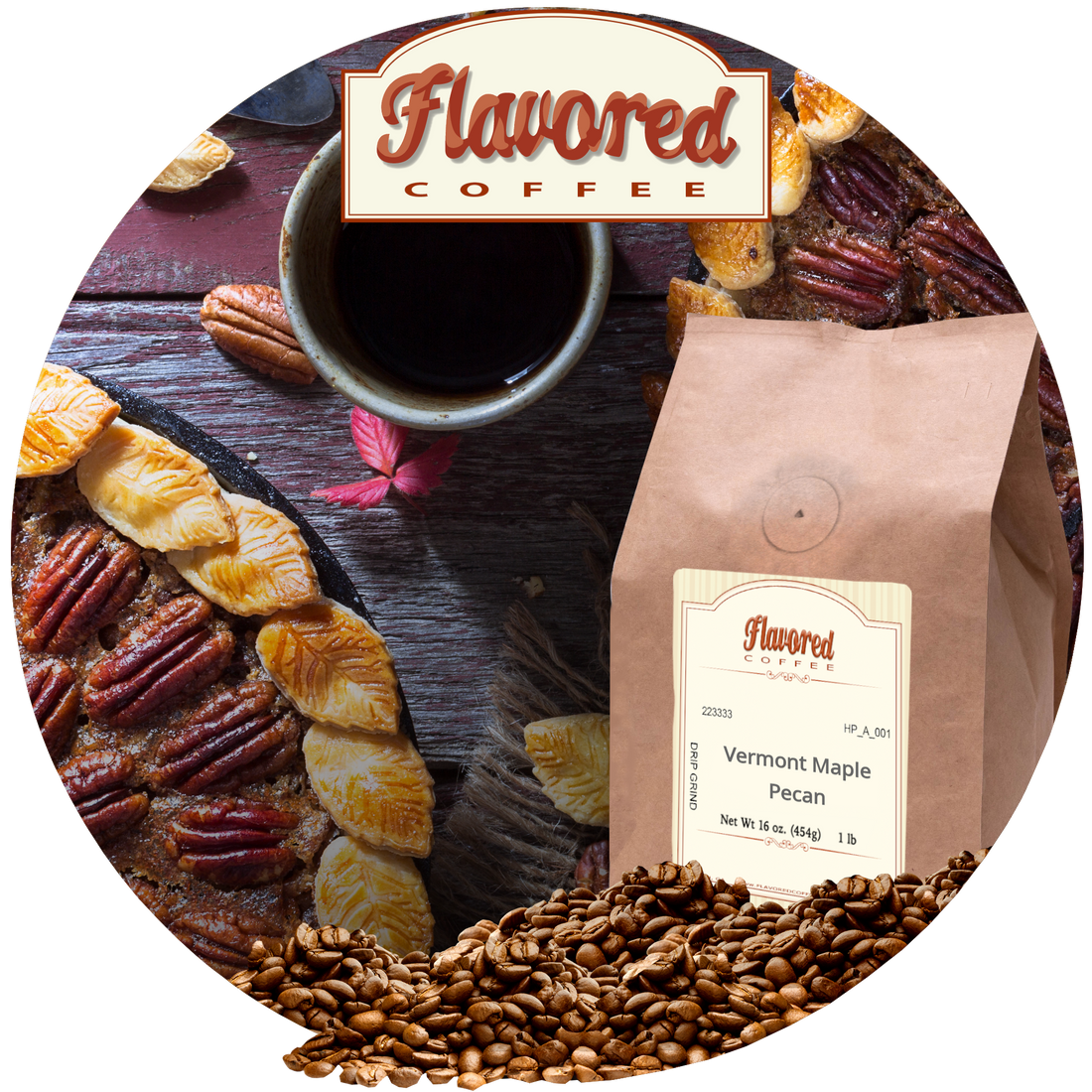 Vermont Maple Pecan Coffee – Flavored Coffee
