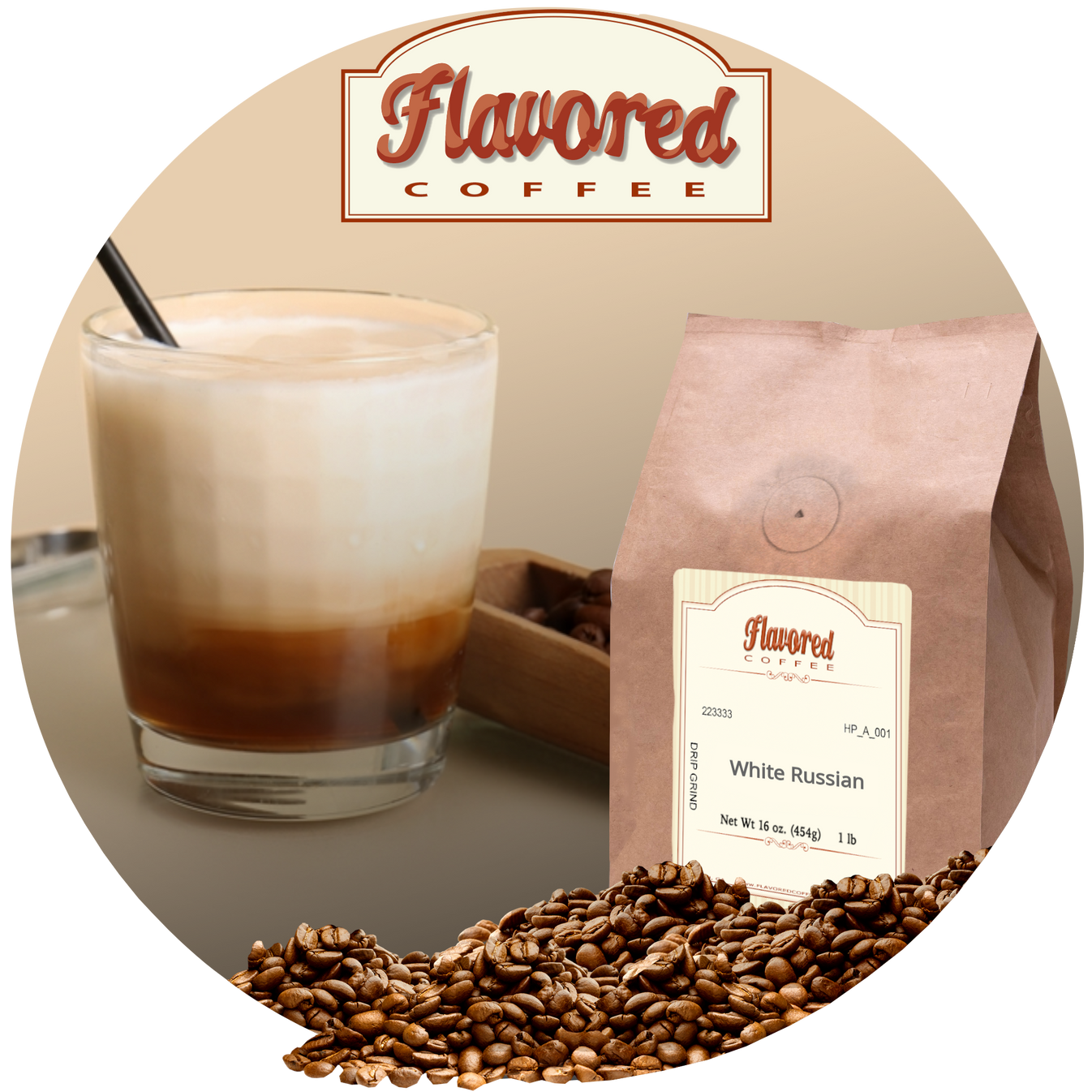 White Russian Coffee Flavored Coffee